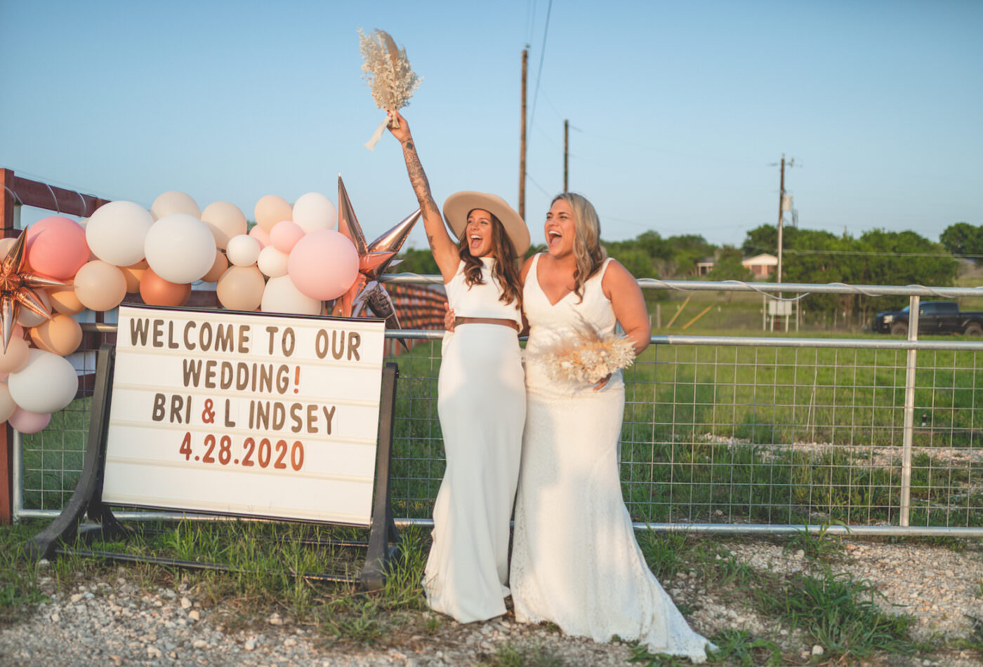 These Brides Had A Socially Distanced Wedding At A Drive-In Movie ...