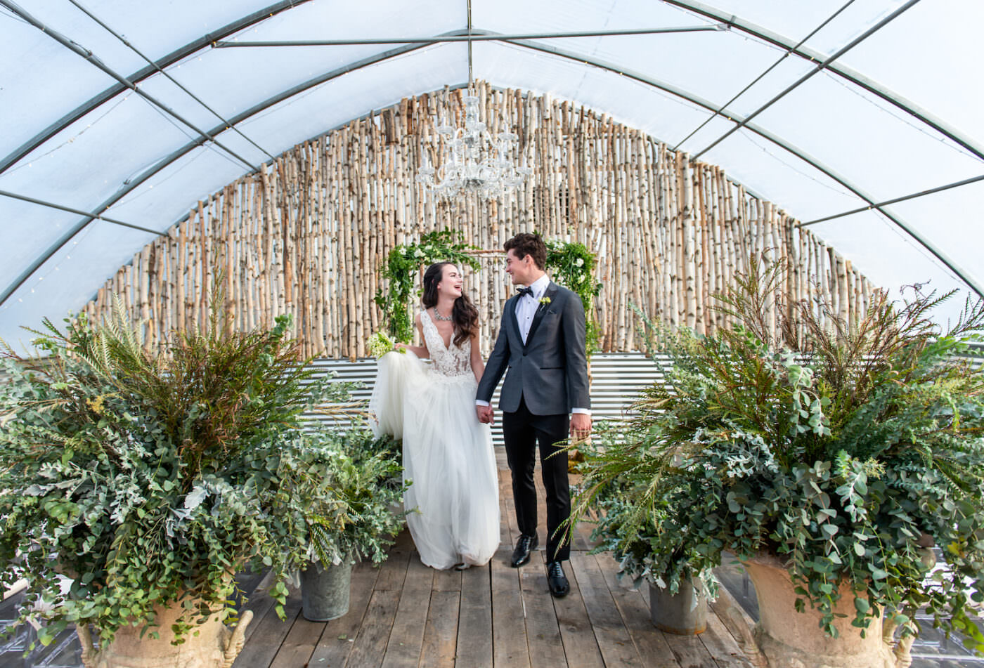 This Gorgeous Wedding Shoot Was Inspired By A Birch Tree Forest | Love ...