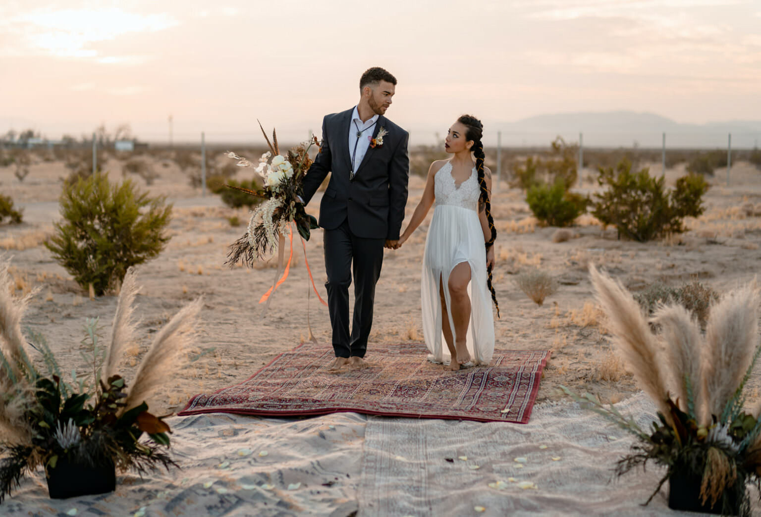 Earthy And Edgy Joshua Tree Microwedding Inspo | Love Inc. Mag