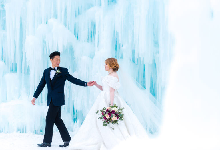 Magical Winter Wedding Inspiration In An Ice Castle | Love Inc. Mag