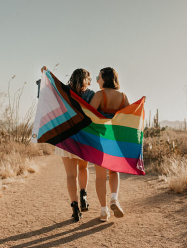 Pride Flag-Waving Love Sesh In The Desert | Love Inc. Mag