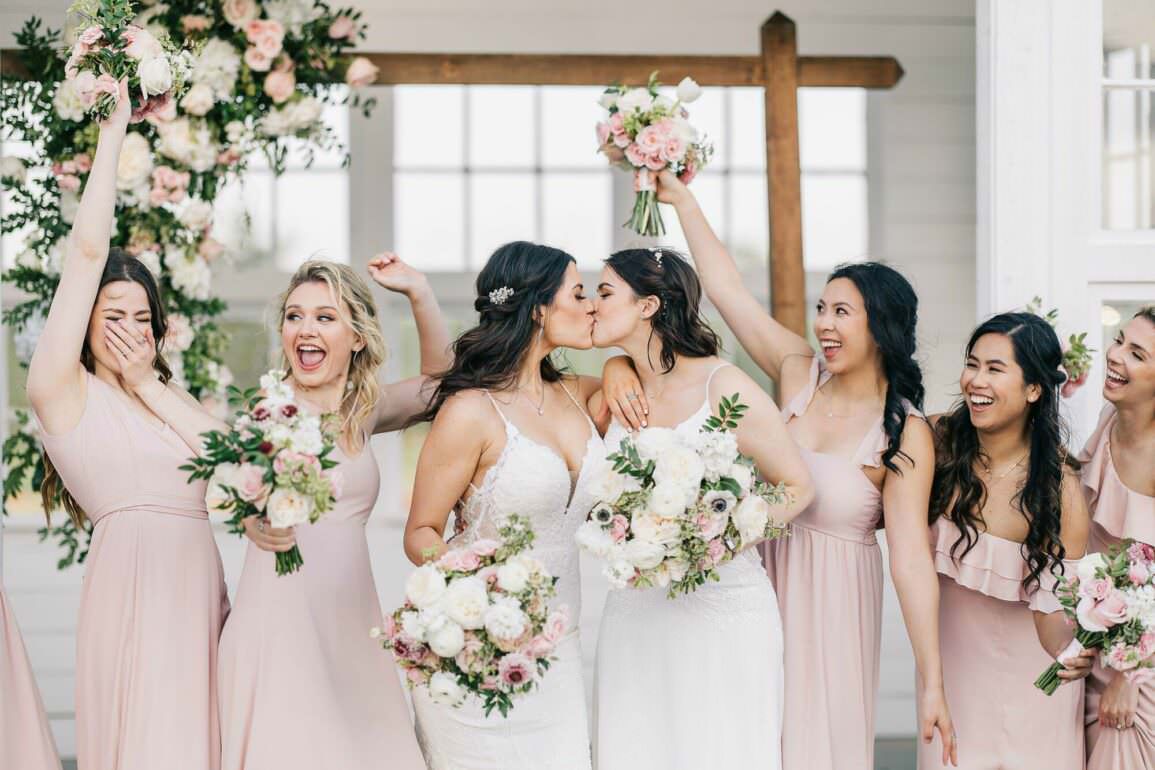 Springtime Farm Wedding With An Adorable Outside Chapel Ceremony In ...